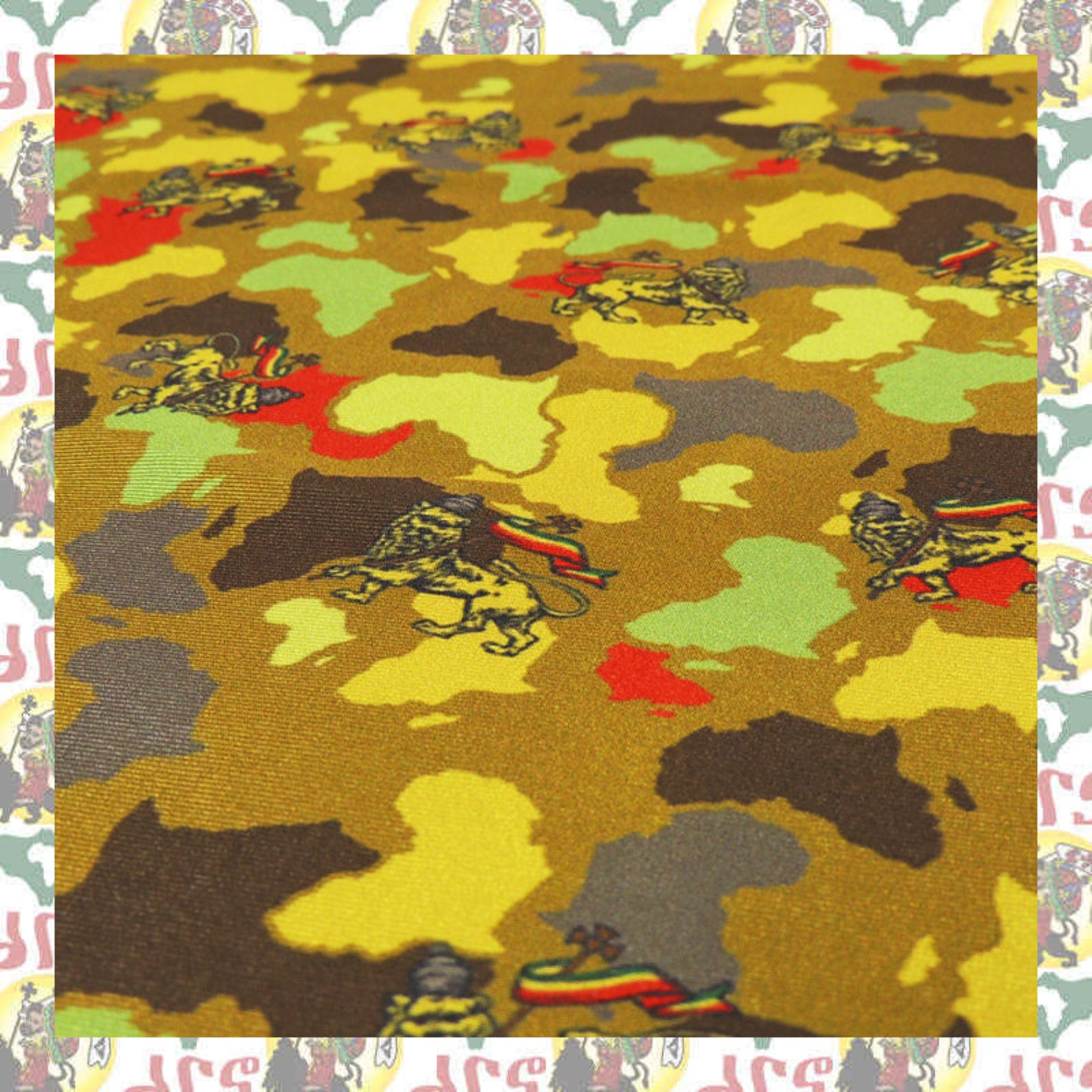African Lion Camo [drs]3d Print T-shirts (roots Reggae Dub Rastafari ...