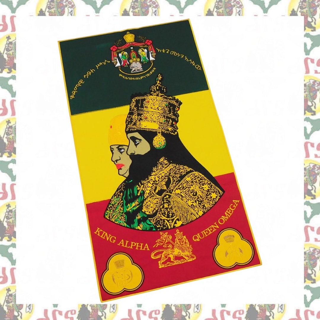 Drs King Alpha and Queen Omega / Embroidered Wall Decoration With ...