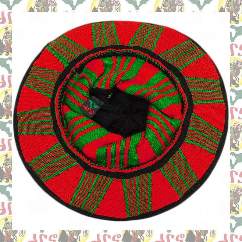Rasta Style Knit Hat – Reggae Inspired Dreadlock Cap (lion Hoed ...