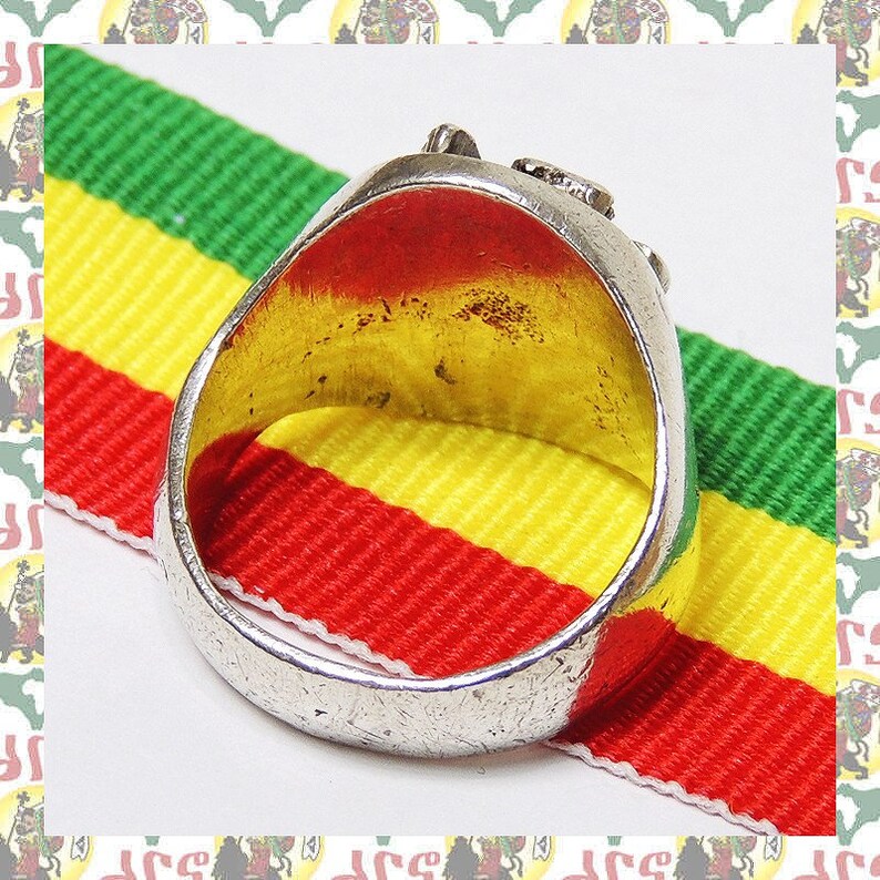 Lion of Judah Vintage Ring JP16.5 / US8 ethiopia Reggae Roots - Etsy