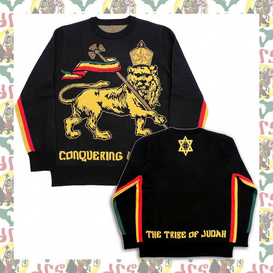 Original Jacquard Knit Sweater [drs] by Our Shop Lion of Judah Ethiopia ...