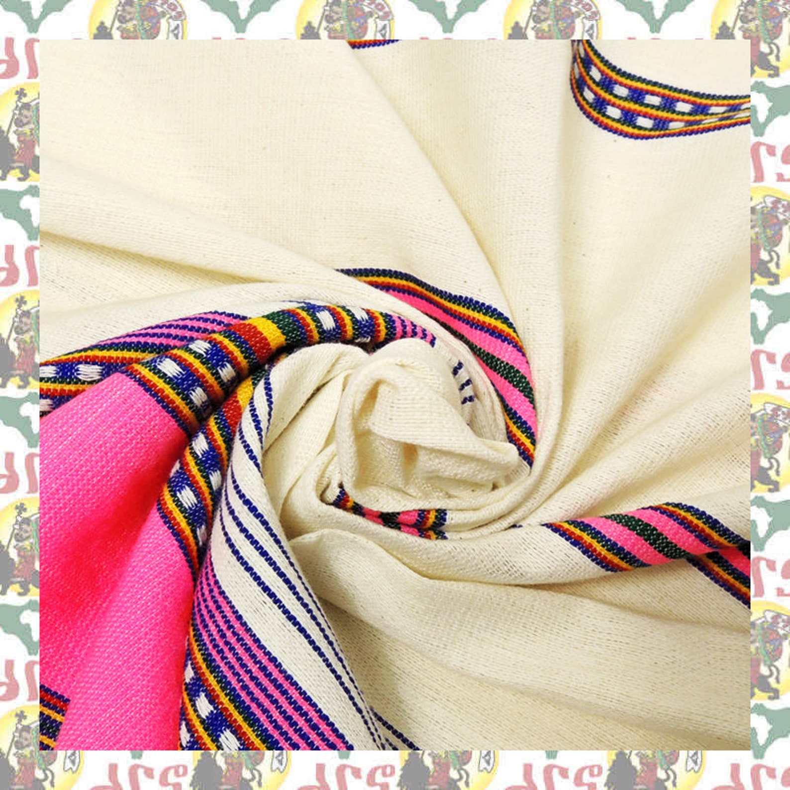 Ethiopian Traditional Woven Organic Ethiopian Cotton Scarf | Etsy