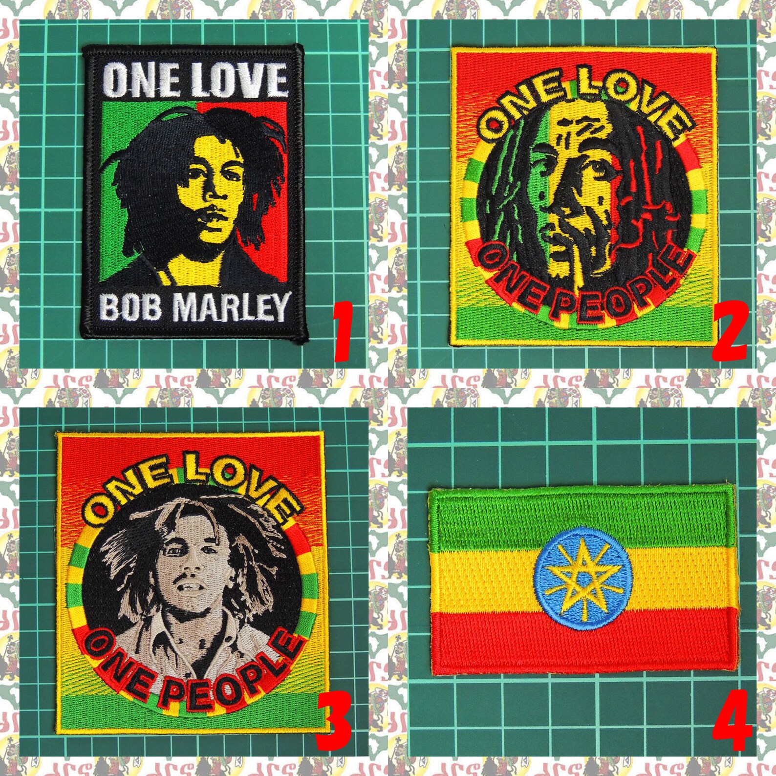 Embroidery Iron Patch rasta Reggae Ethiopia Africa Lion of - Etsy