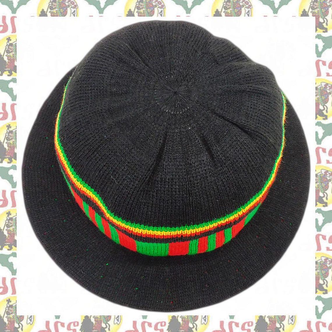 Rasta Style Knit Hat – Reggae Inspired Dreadlock Cap (lion Hoed ...