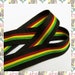 25mm Ethiopia Africa Rasta Color Ribbon Made in Ethiopia roots Reggae ...