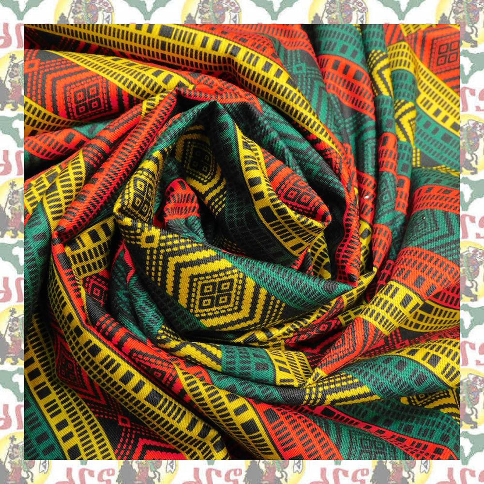 Ethiopian Traditional Pattern drs Ethiopia Lion of Judah - Etsy