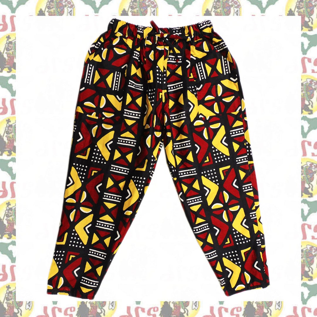 African Print Fabrics Pants / Drs / Easy Pants Buggy Pants Saruel Pants ...