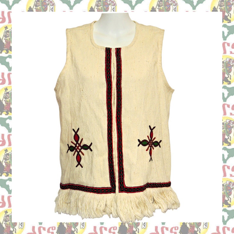 Ethiopian Traditional Hand Embroidered Vest S reggae Roots - Etsy