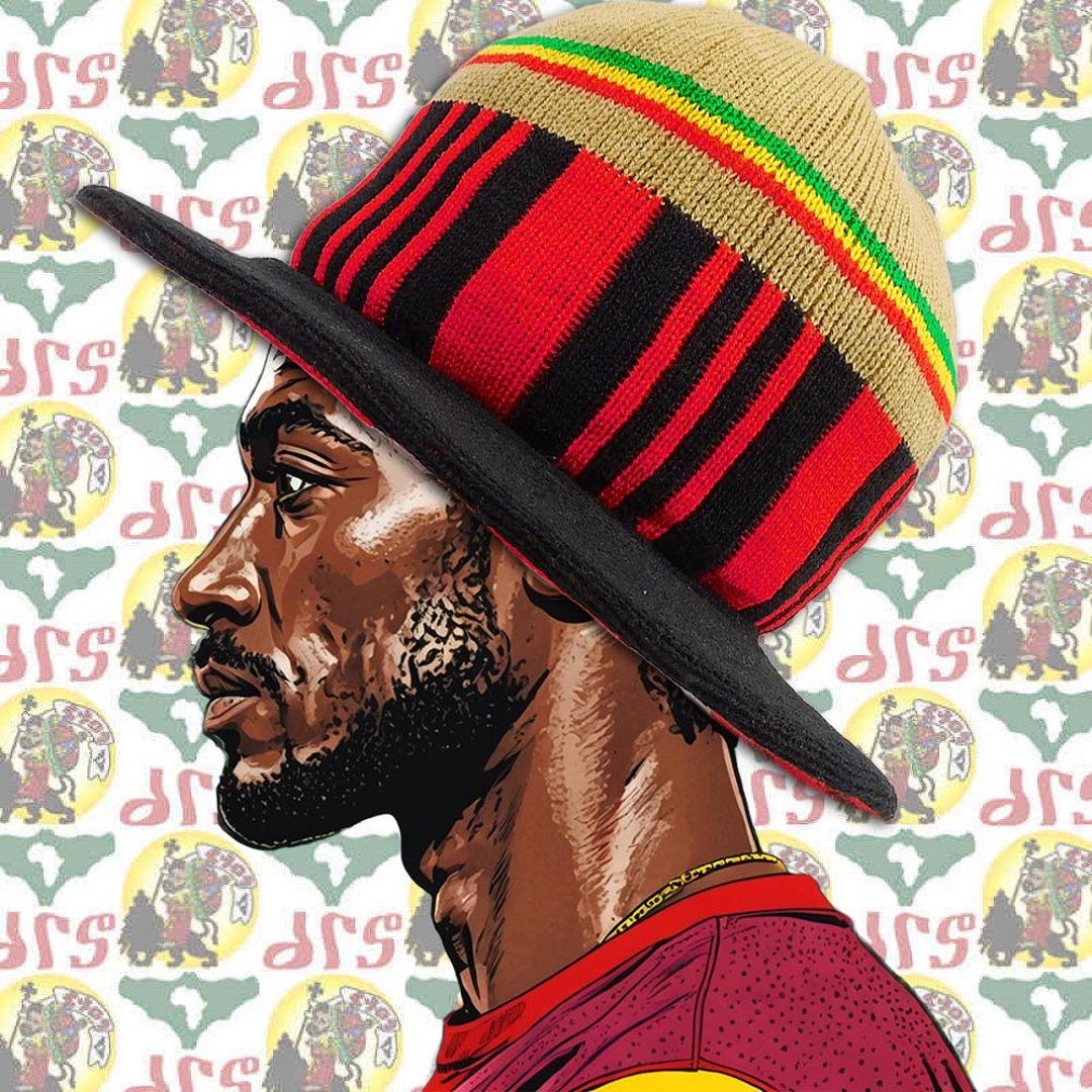 Rasta Style Knit Hat – Reggae Inspired Dreadlock Cap (roots Reggae ...