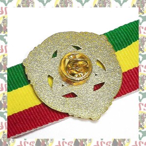 Queen of Sheba Medal [drs] 2D/3D Pins Badge (rasta Reggae Ethiopia ...