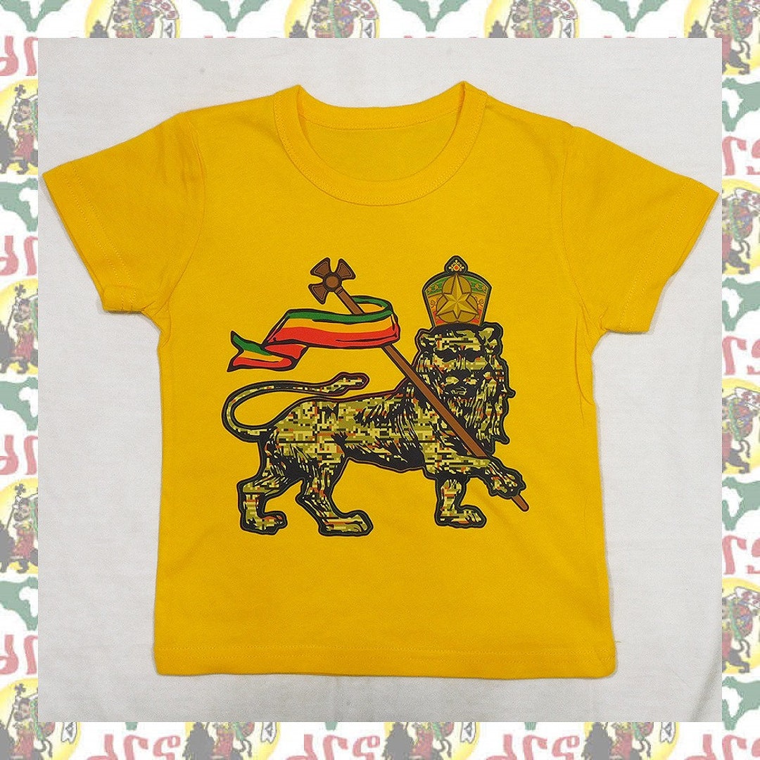 Kids T-shirts Drs A02/ Children's Tee Lion of Judah Reggae Jah ...