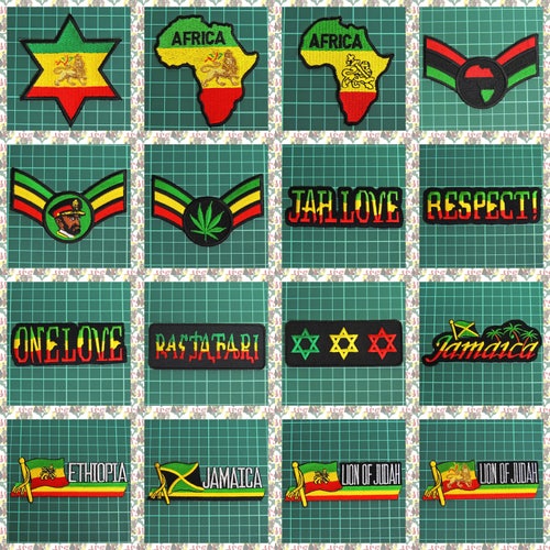 Bob Marley Patch Reggae-rasta-jamaica-africa-afrocentric-lion - Etsy