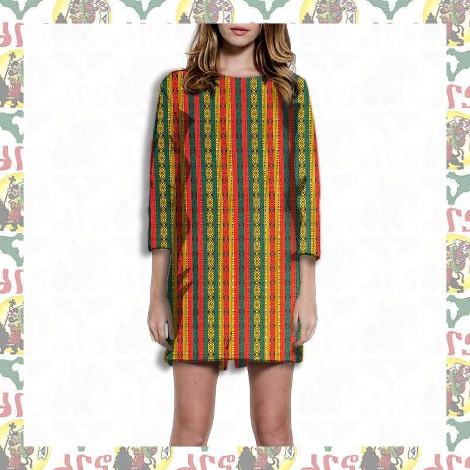 Ethiopian Traditional Pattern drs Ethiopia Lion of Judah - Etsy