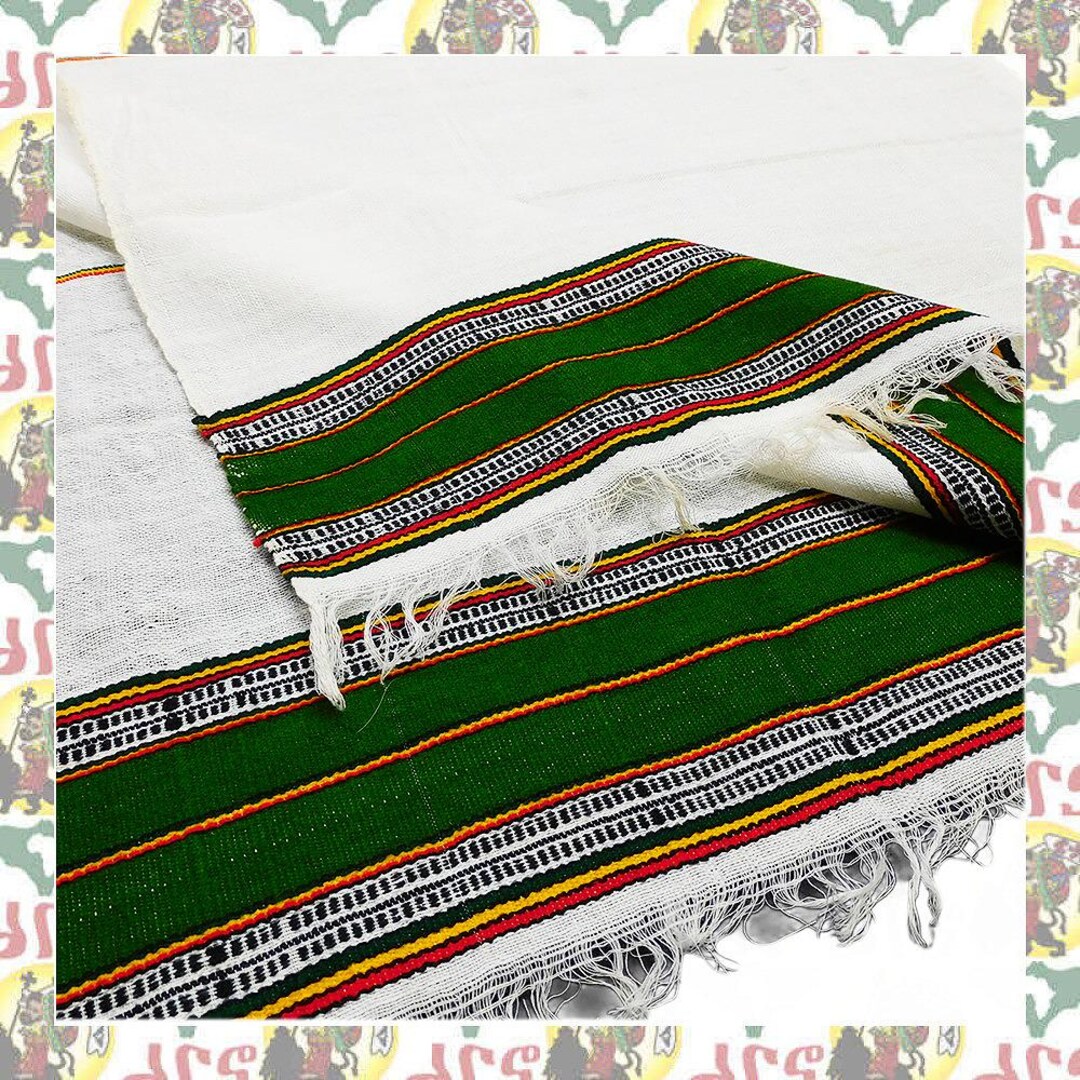 Ethiopian Traditional Woven Ethiopian Cotton Scarf Shawl Head Wrap ...
