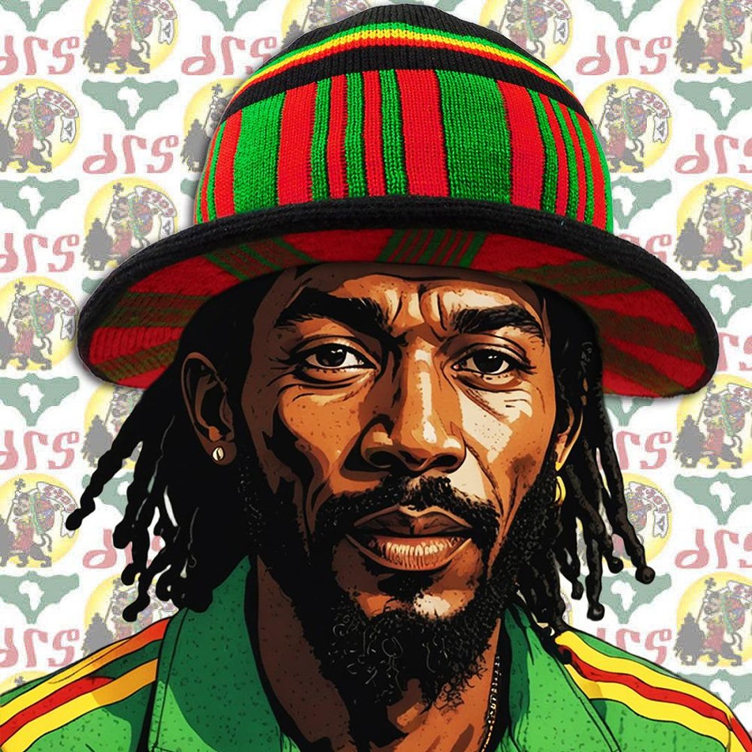 Rasta Style Knit Hat – Reggae Inspired Dreadlock Cap (lion Hoed ...