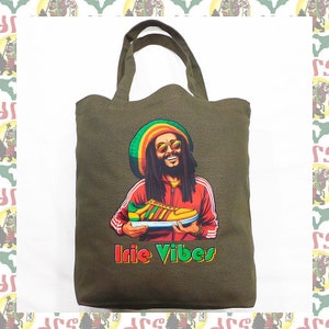 Drs Original Tote Bag A197 (lion of Judah Roots Dub Reggae Jamaica ...