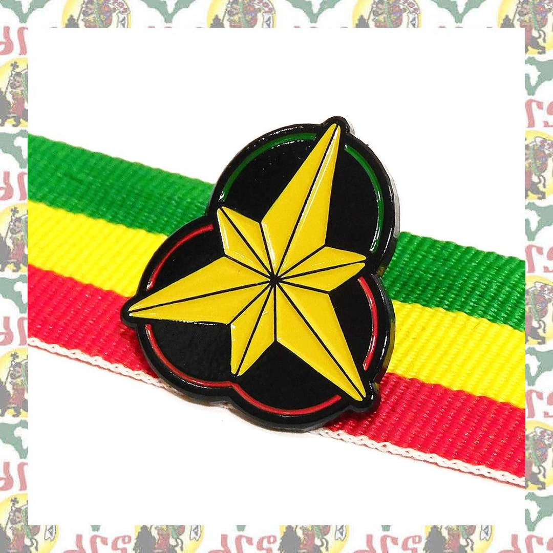 Power of the Trinity [drs] 2D Pins Badge (roots Reggae, Rastafari ...