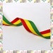 25mm Ethiopia Africa Rasta Color Ribbon Made in Ethiopia (roots Reggae ...