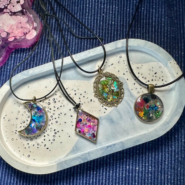 Kaleidoscope Necklace - Etsy UK