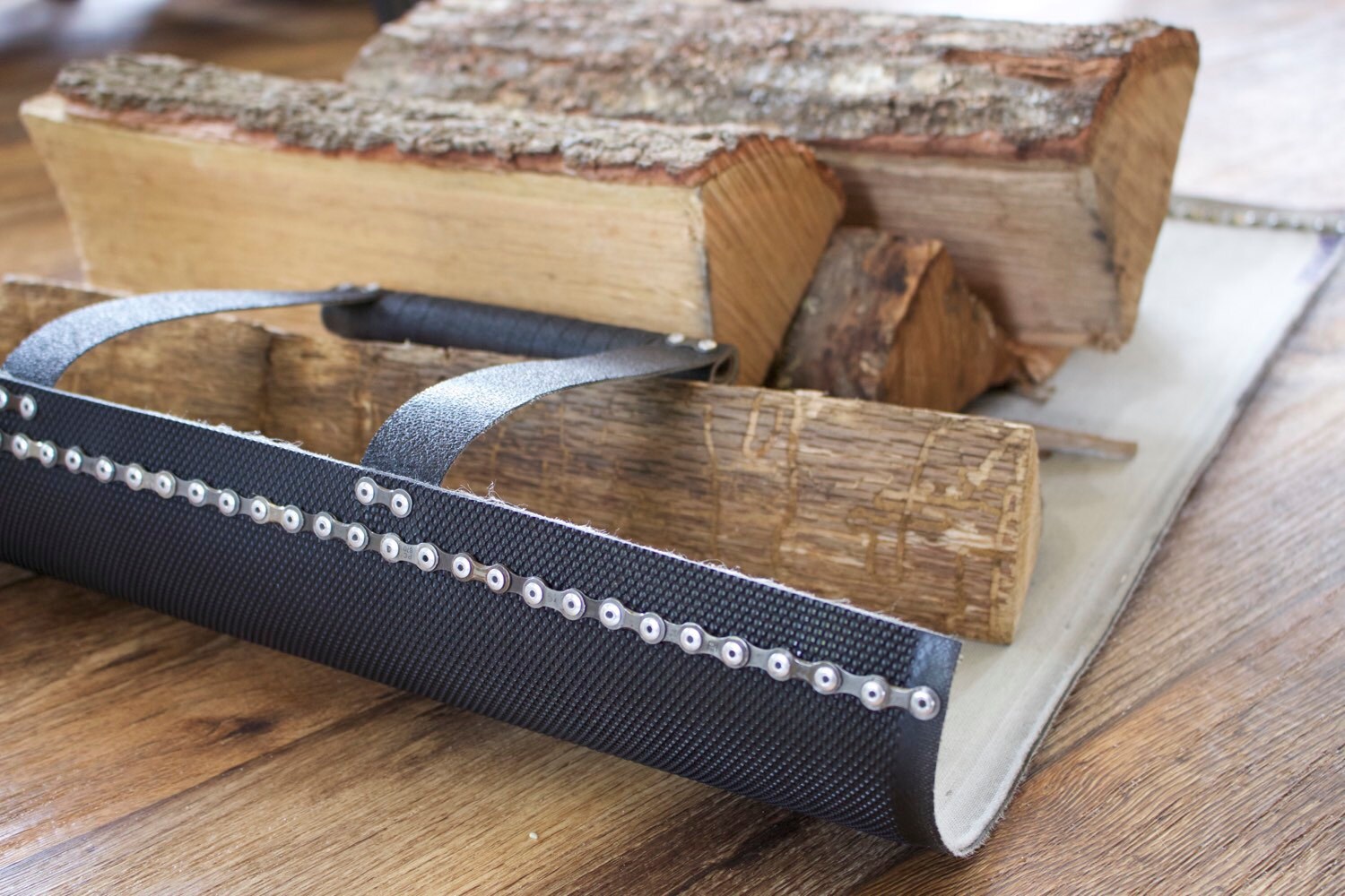 Transport Firewood With Ease - Heavy-duty Upcycled Log Tote With ...