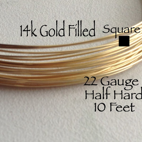 14k Gold Filled Wire - Etsy