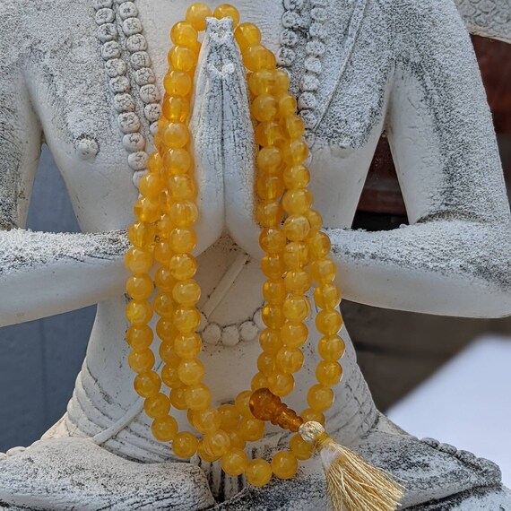 IMITATION AMBER MALA Baltic yellow amber mala 8mm-10m… - Gem