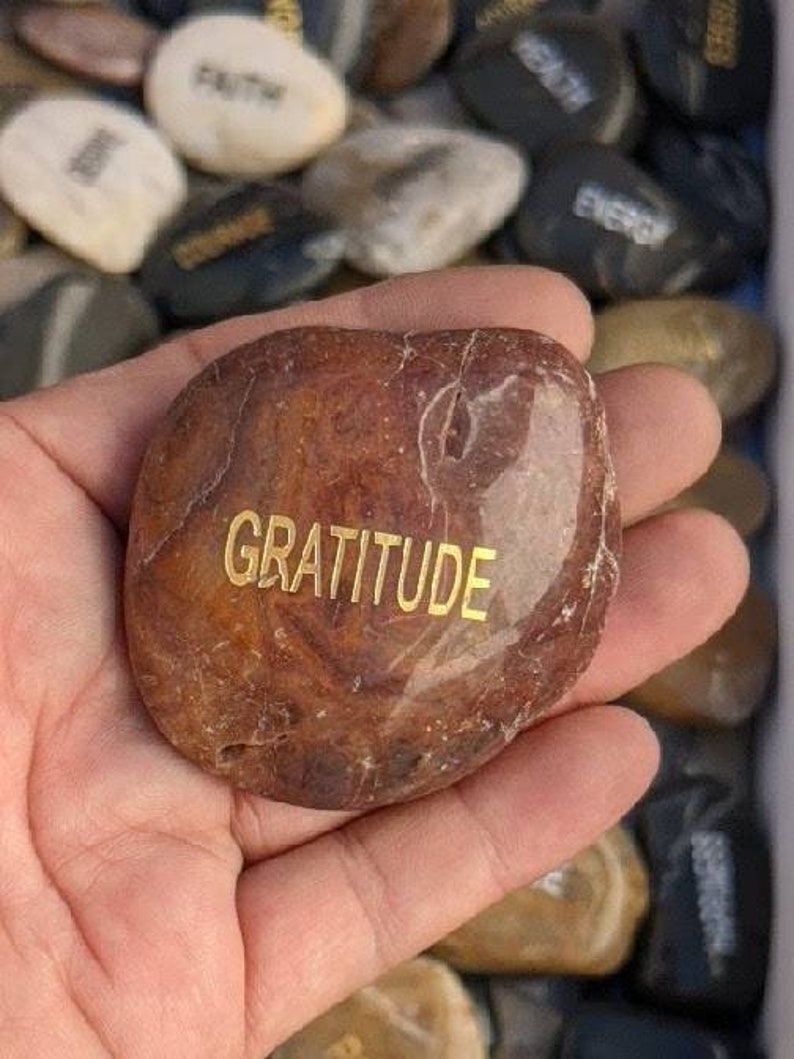 Engraved River Rock Word Stones Single Words, Sold Individually - Etsy