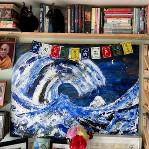 Small Buddhist Prayer Flags or Mini-size Cloth Prayer Flags for ...