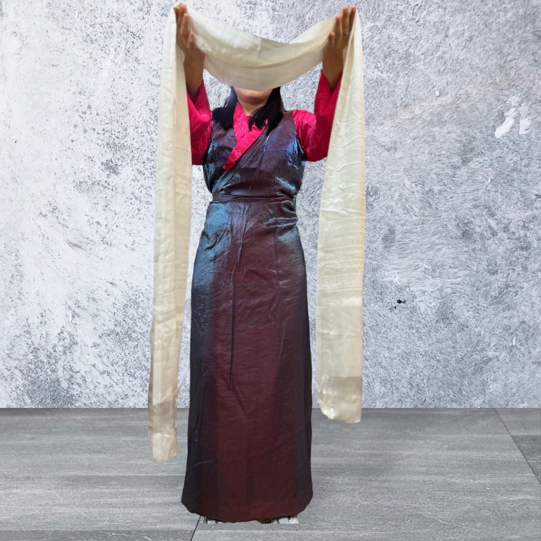 Auspicious Scarf/ Khata / Offering White Scarf / Ceremonial Scarf ...