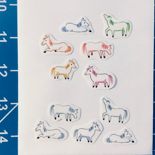 Mare Horse Sticker Set Laptop Sticker Gifts for Horse - Etsy