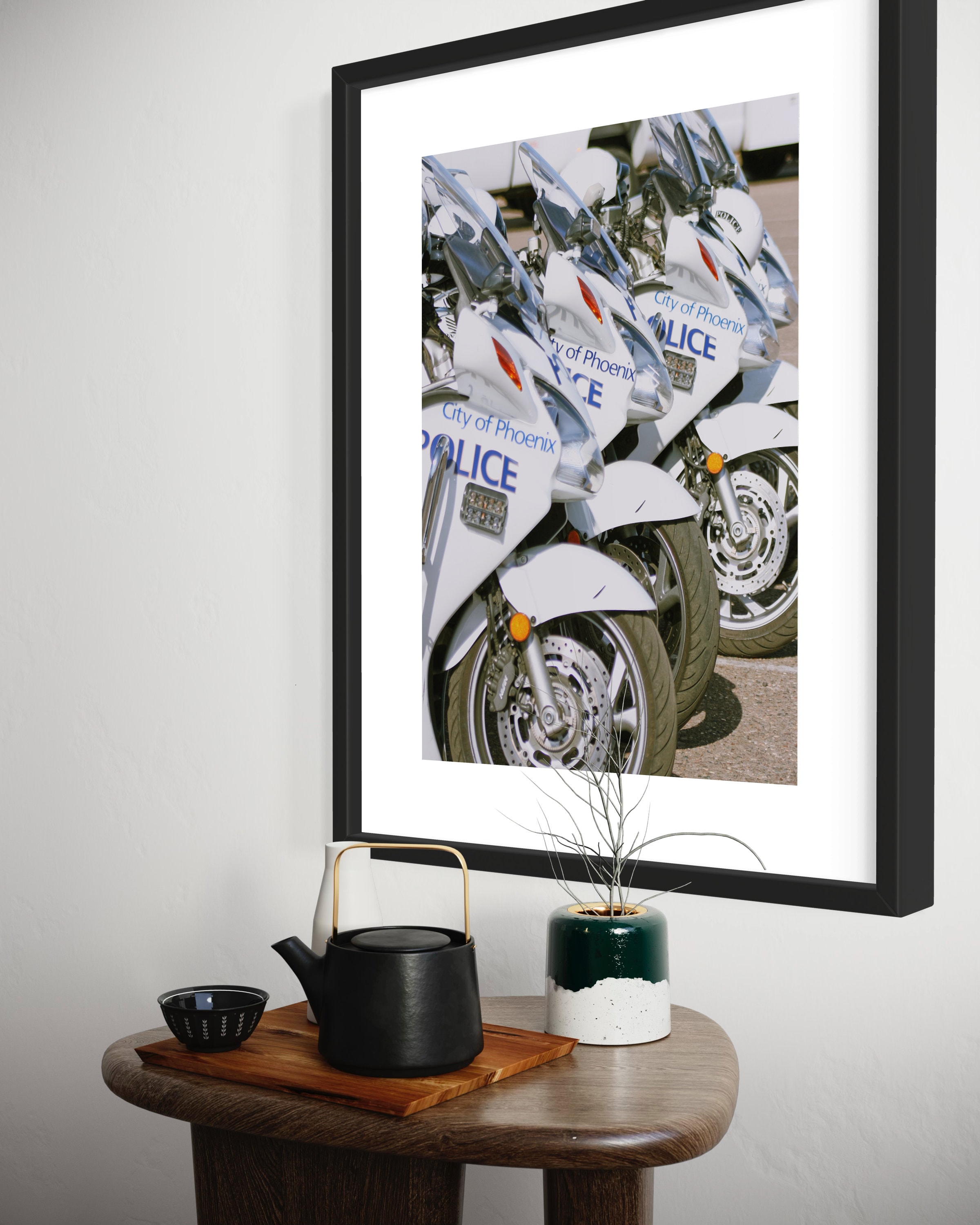 Phoenix, Arizona Police Department Motorcycles Lined up in a Row. - Etsy