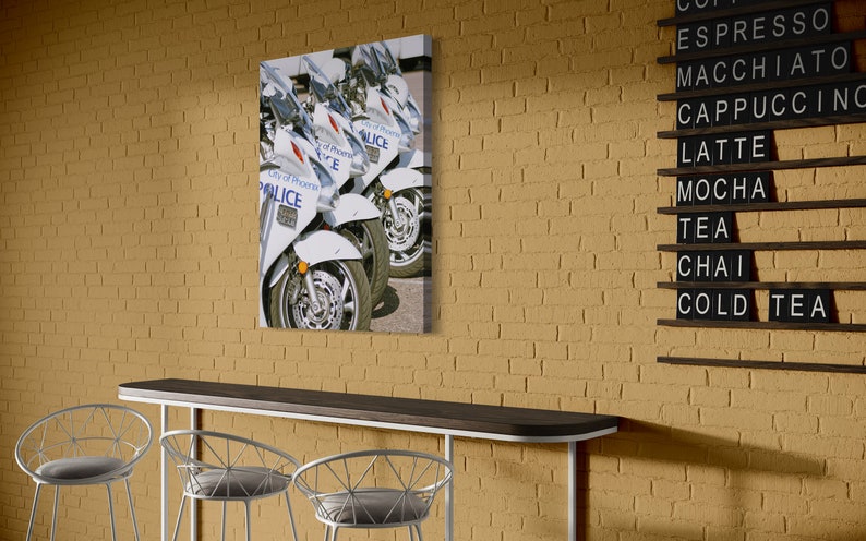 Phoenix, Arizona Police Department Motorcycles Lined up in a Row. - Etsy
