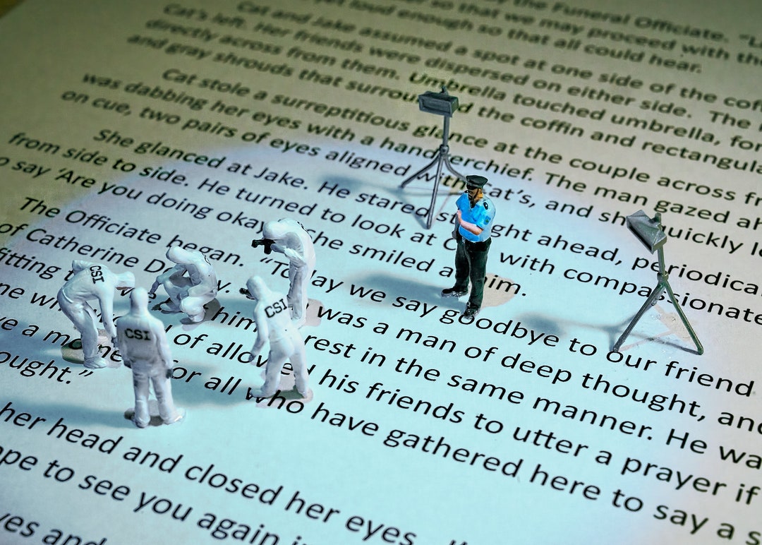 Miniature CSI and Policeman Acting as Grammar Cops, Investigate ...