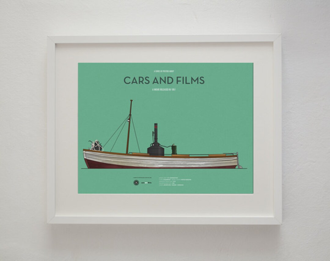 The African Queen Movie Steamboat Poster, Cars and Films, Film Art for ...