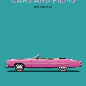 True Romance Movie Car Poster, Art Print Cars and Films, Movie Art for ...