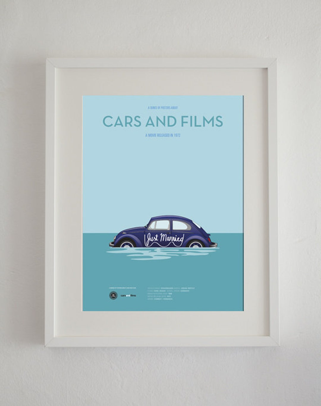 What's Up, Doc? Car Movie Poster, Wall Art Print Cars and Films, Film ...