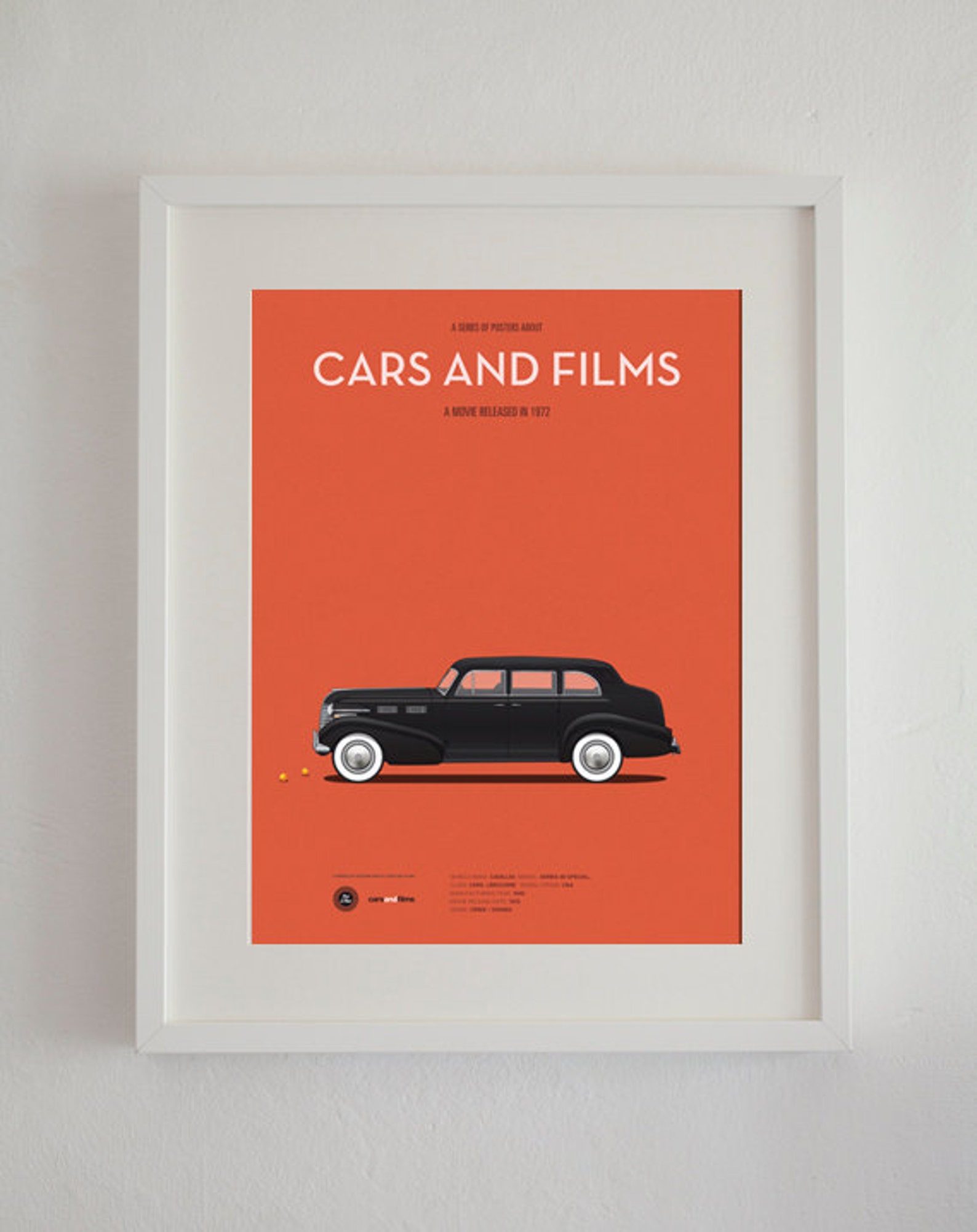 The Godfather Car Movie Poster Art Print Cars And Films Film Art For