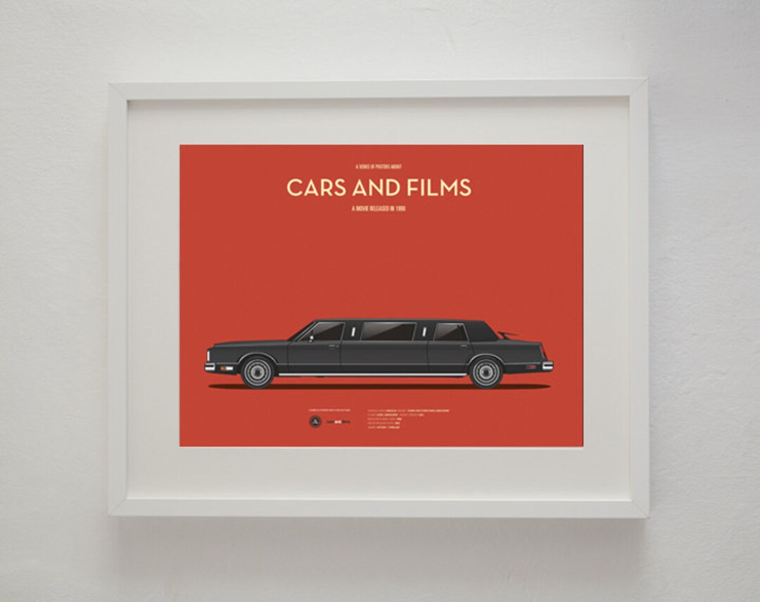 Die Hard Car Poster, Art Print Cars and Films, Film Art for Car Lovers ...