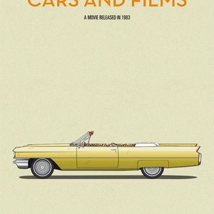 Scarface Car Movie Poster Art Print A3 Cars and Films - Etsy Denmark