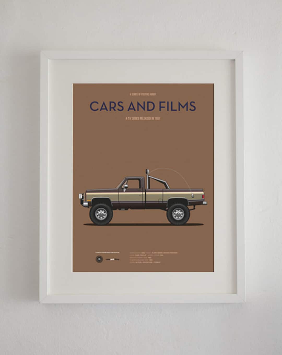 The Fall Guy Tv Series Car Poster, Art Print Cars and Films, Film Art ...