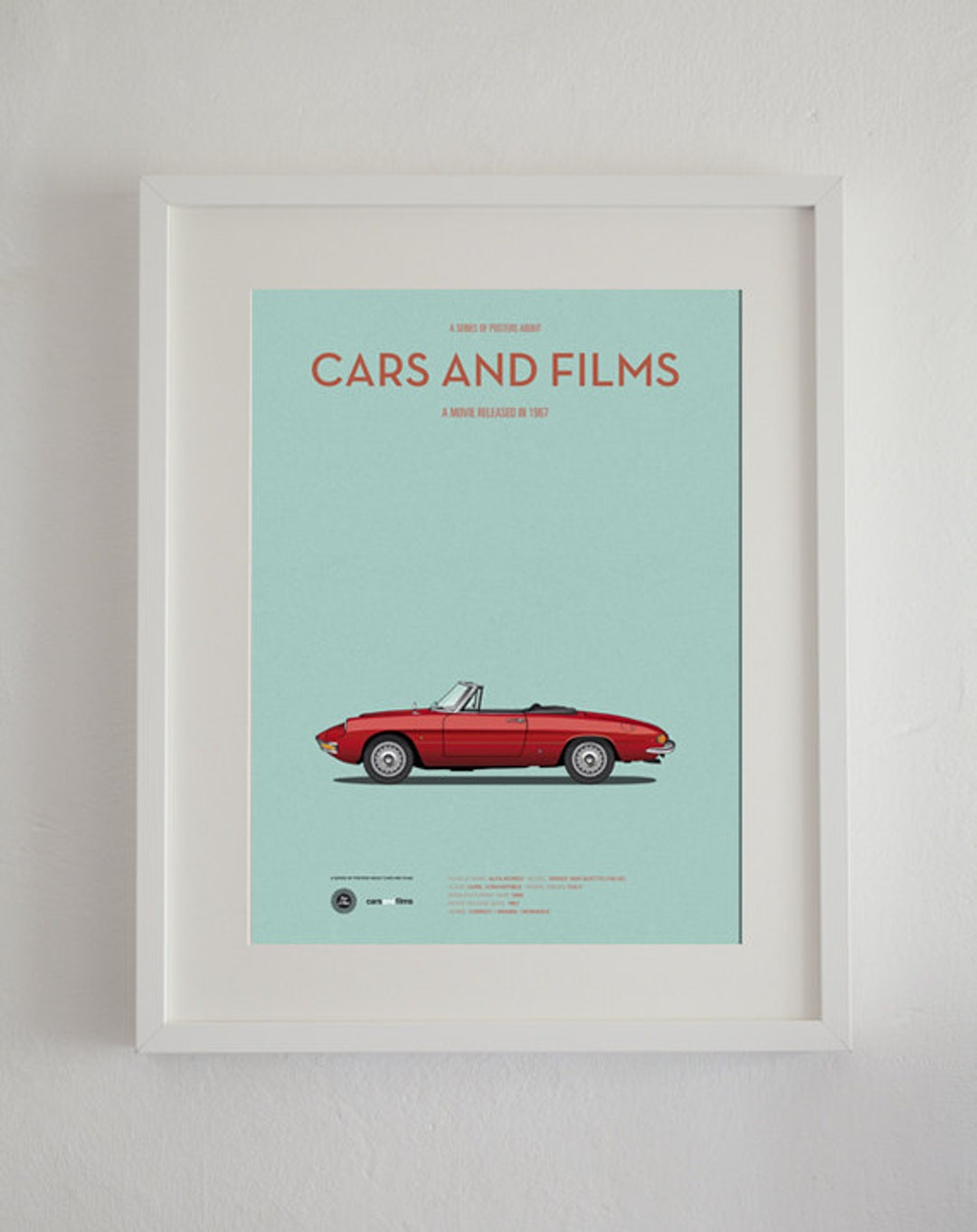 The Graduate Car Movie Poster, Movie Poster, Cars and Films, Film Art ...