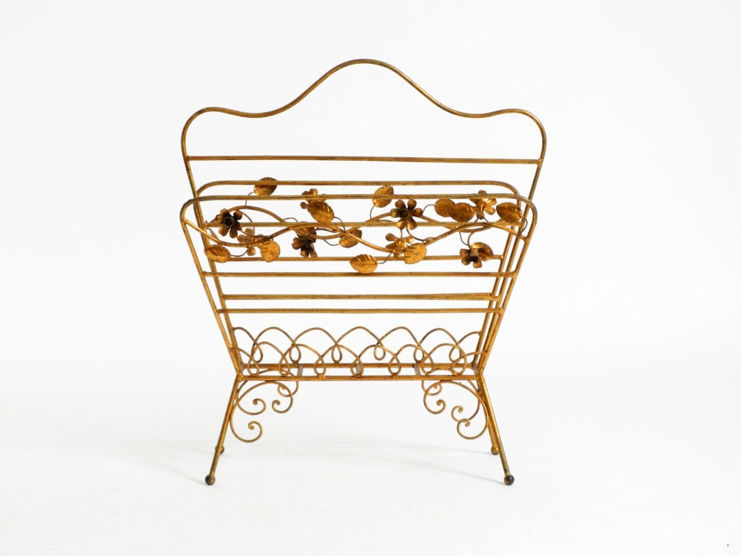 Extraordinary Mid-century Modern Newspaper and Magazine Rack With a ...