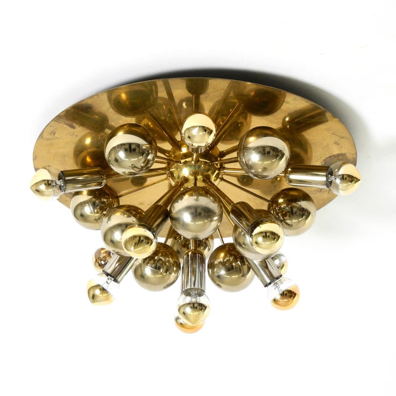 Atomic Age Ceiling Lamp - Etsy