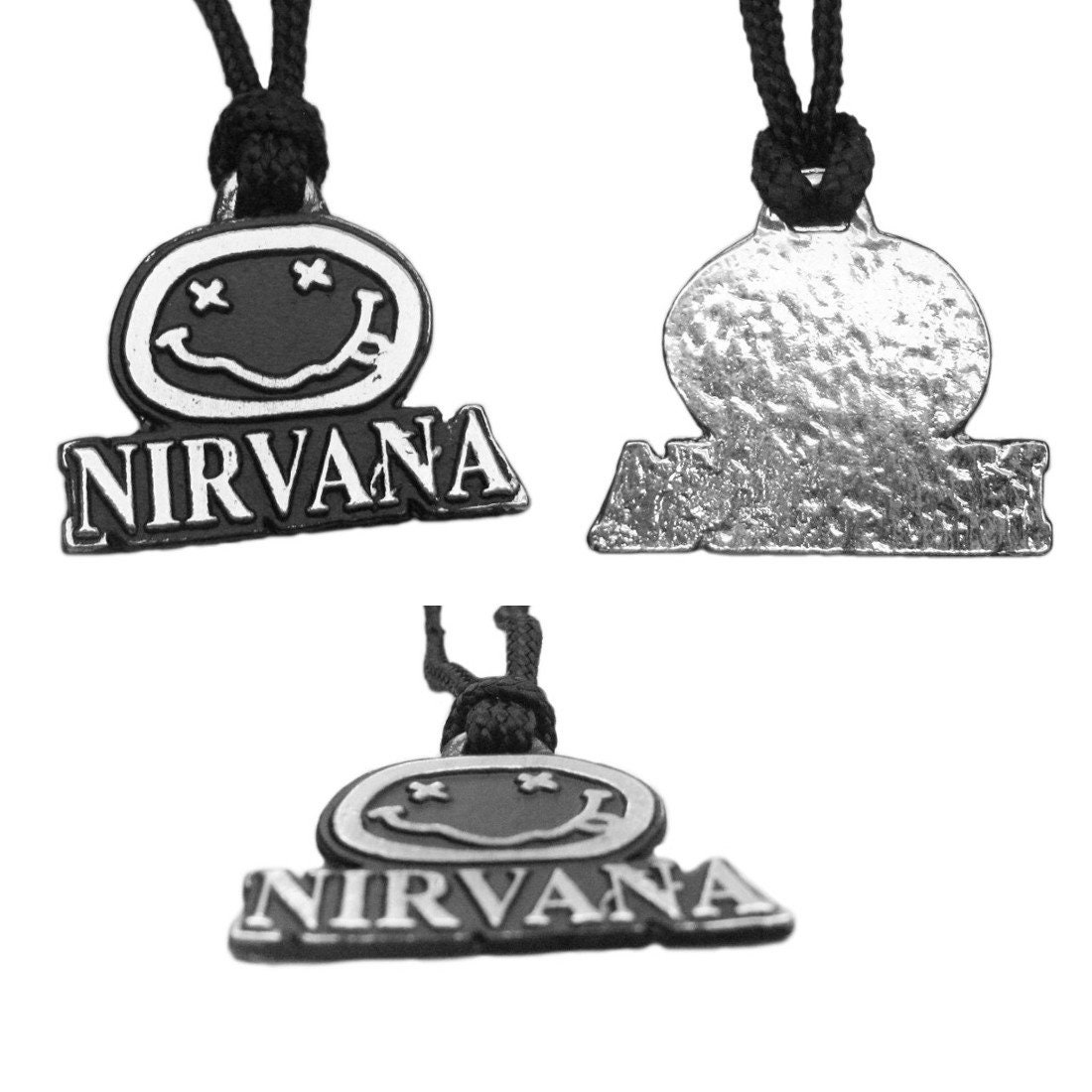 Metal Pendant Necklace - Nirvana | Slipknot and Other - Solid Metal ...