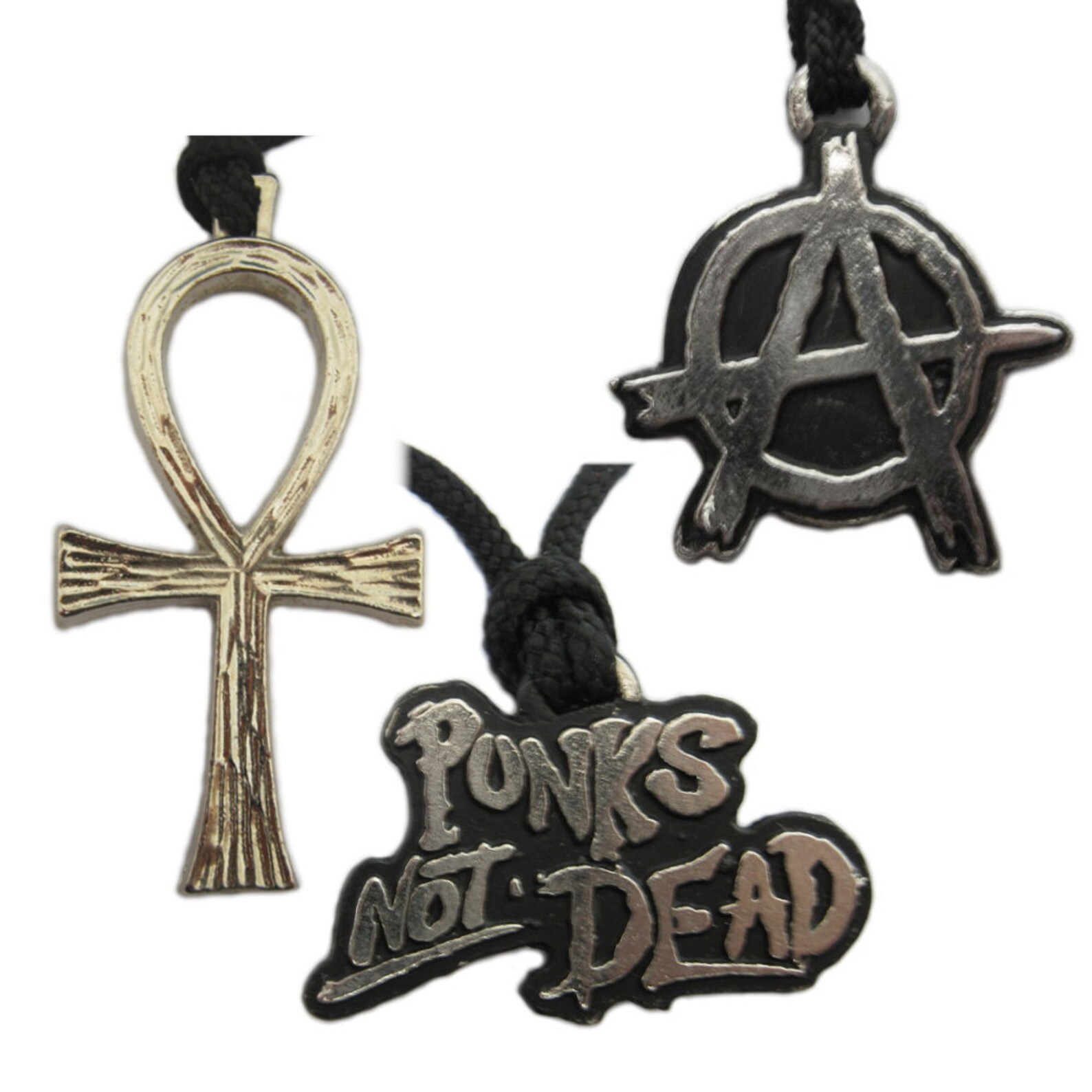 Ankh egyptian cross / Anarchy / Skull War Pig / Radioactive | Etsy