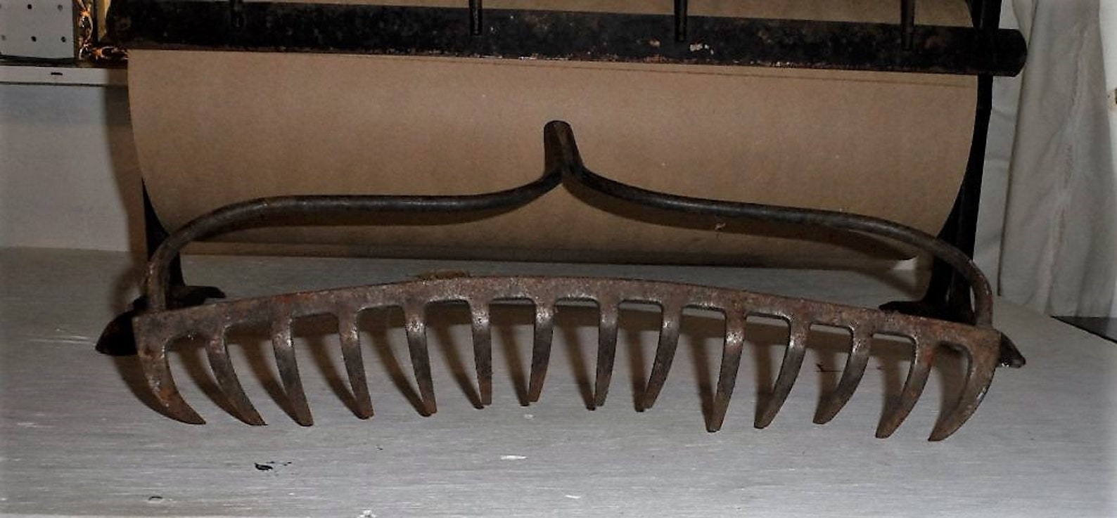 Rusty Metal Iron RAKE HEAD-Aged to Perfection-Home | Etsy