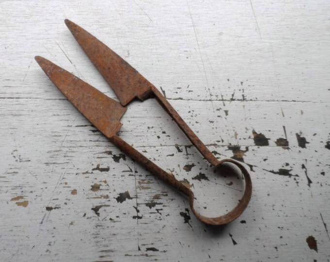 SHEEP Shears-wool Clippers-hand Cutters-old Rusty Farm Tool-primitive ...