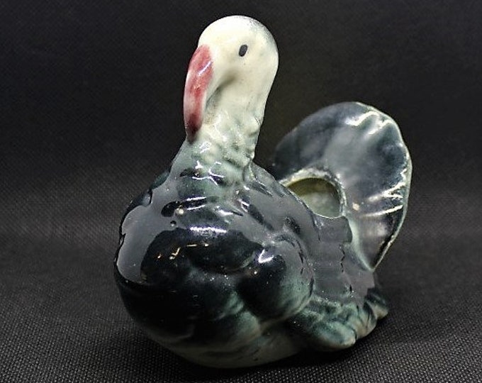 Art Pottery TURKEY Planter-old Pottery Gobbler Planter-thanksgiving ...