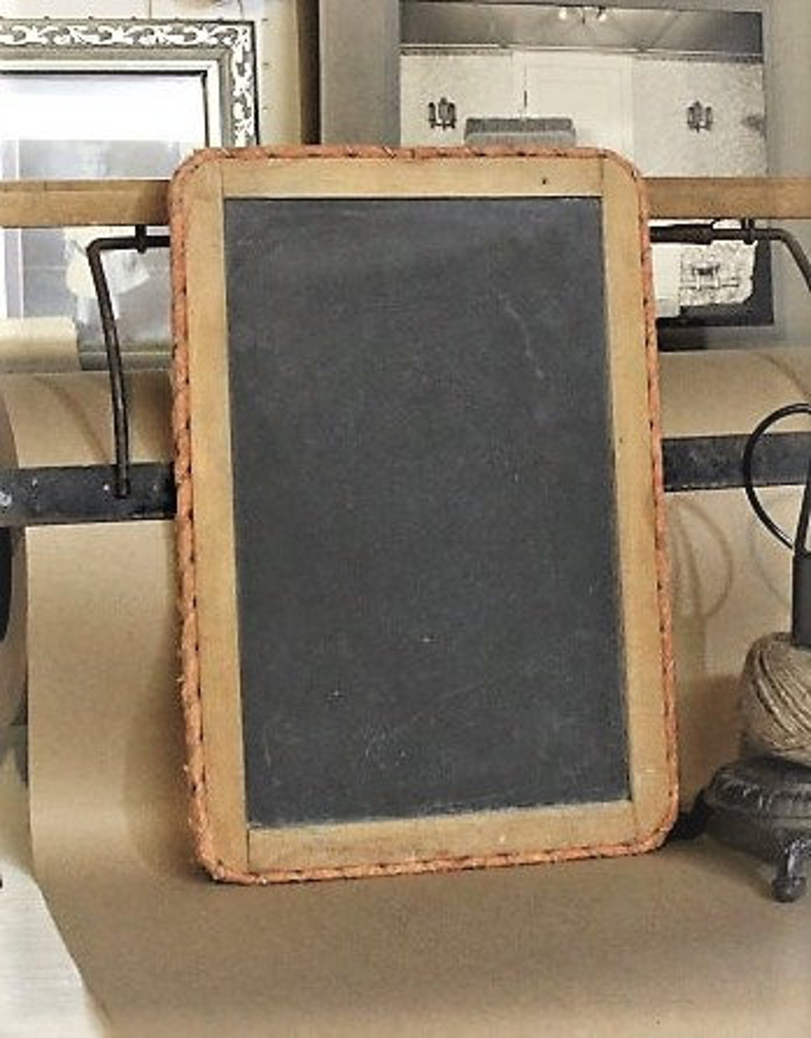 OLD SCHOOL SLATE-Vintage 2 Sided-Wood Frame-Felt | Etsy