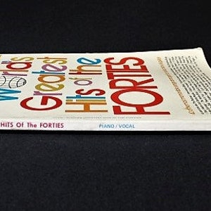 Vintage World's Greatest Hits of the Forties-music - Etsy